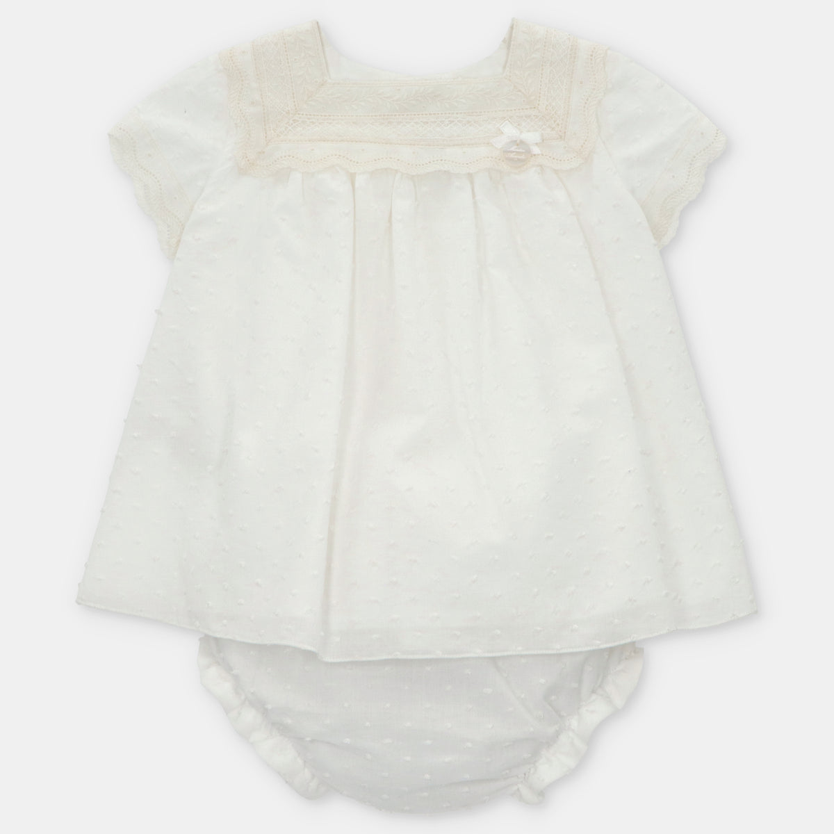 Ivory Lace Diaper Set – Children's Edit