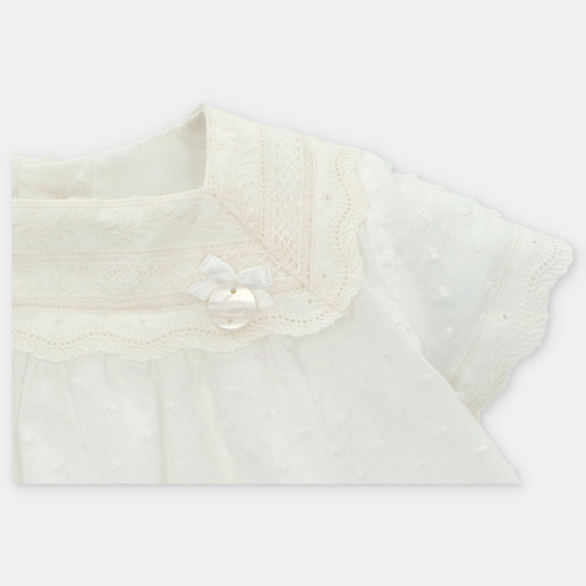 Ivory Lace Diaper Set – Children's Edit