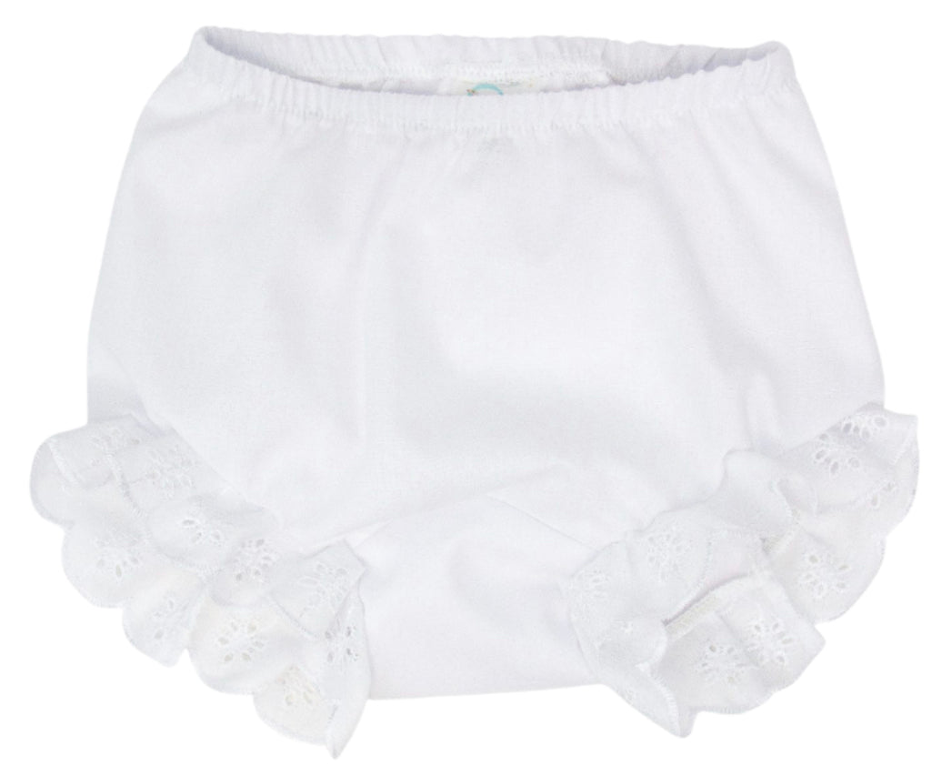 White Bloomer with Eyelet Trim – Children's Edit