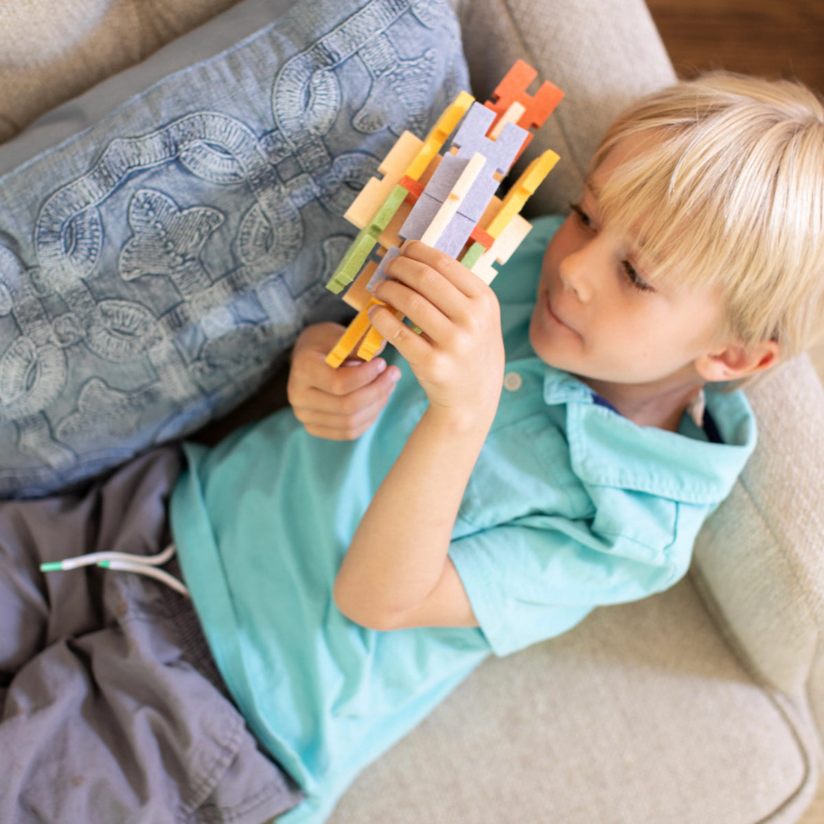 Interlocking Blocks- Pocket Set – Children's Edit
