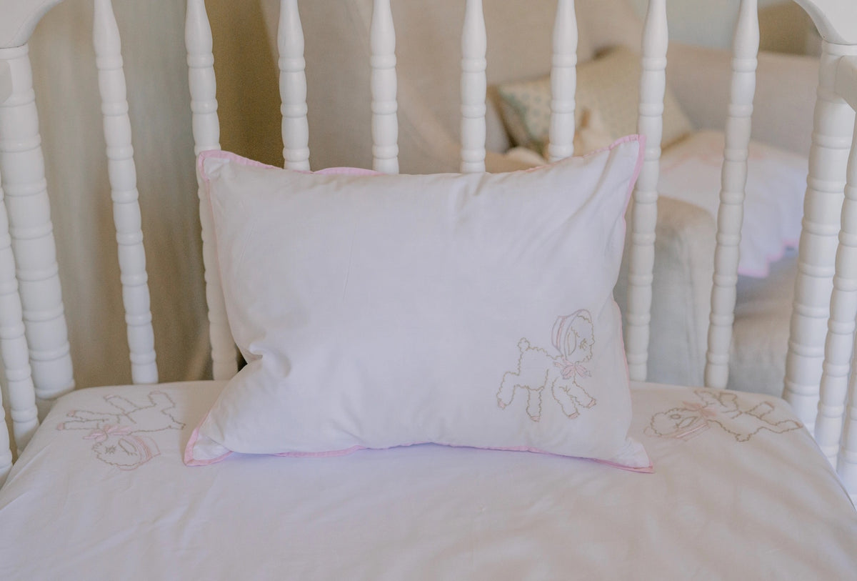 Baby Sham Little Lamb Pink – Children's Edit