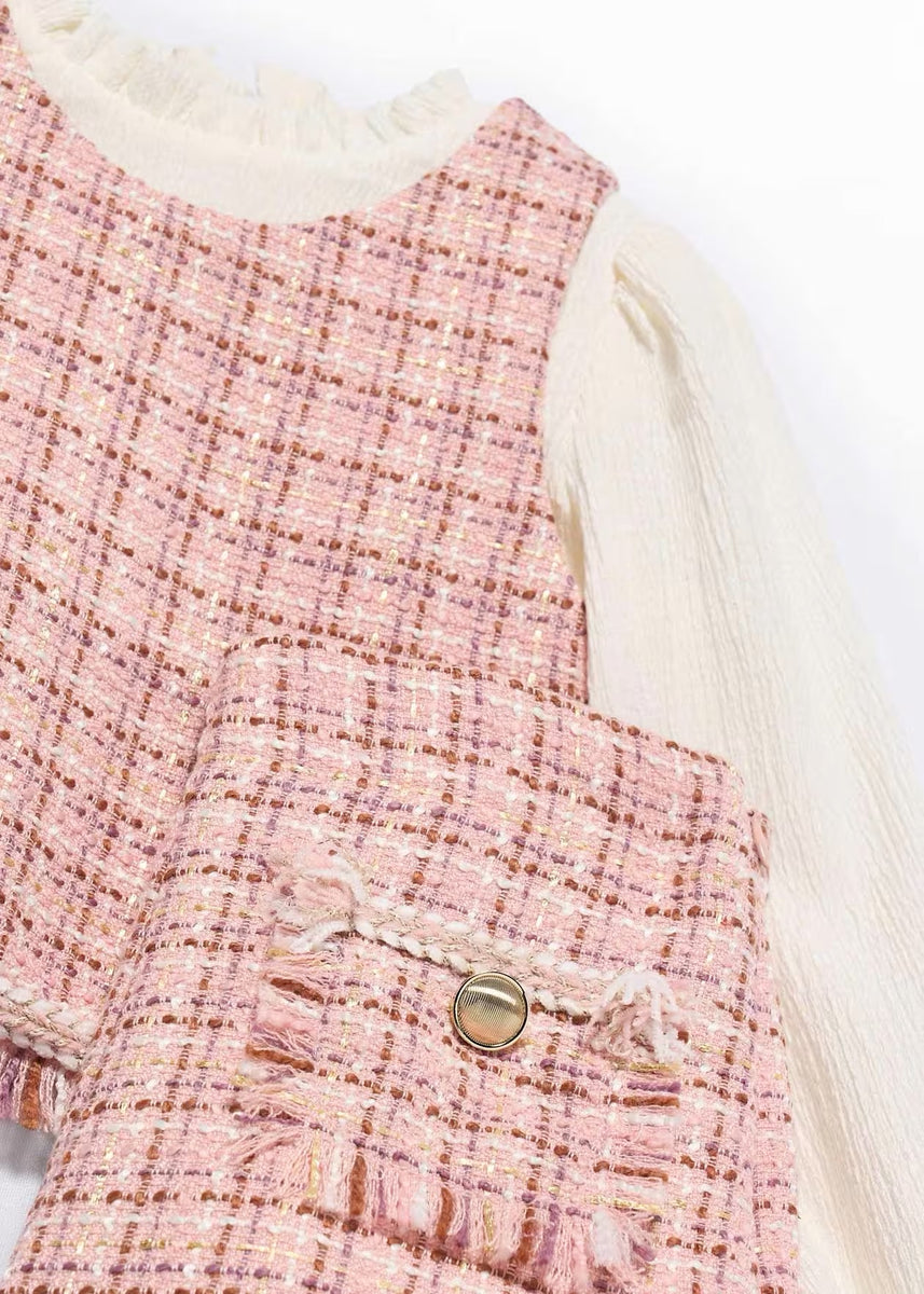 Pink Tweed Bermuda Set – Children's Edit