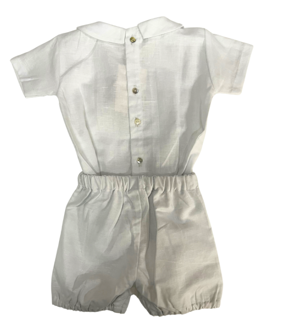 Harry Button On Set White – Children's Edit