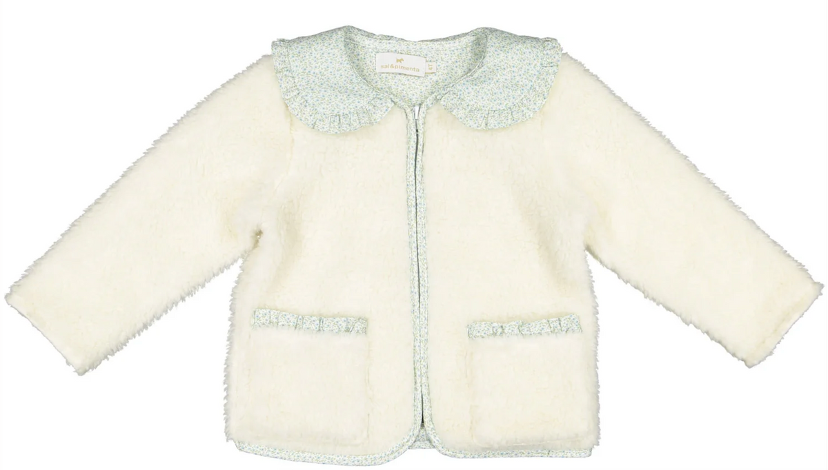 Winter Bloom Blue Fleece – Children's Edit