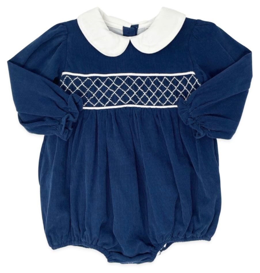 Dusty Blue Cord Girl Bubble – Children's Edit